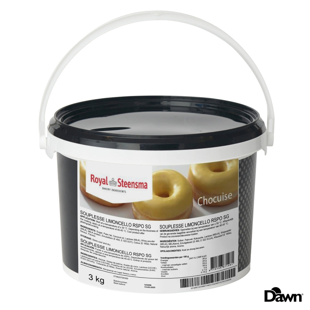 Royal Steensma | Souplesse Limoncello Flavour Compound Coating | 3kg – BFP