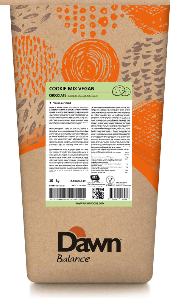 Dawn Foods | Vegan Cookie Mix Chocolate | 10kg – BFP