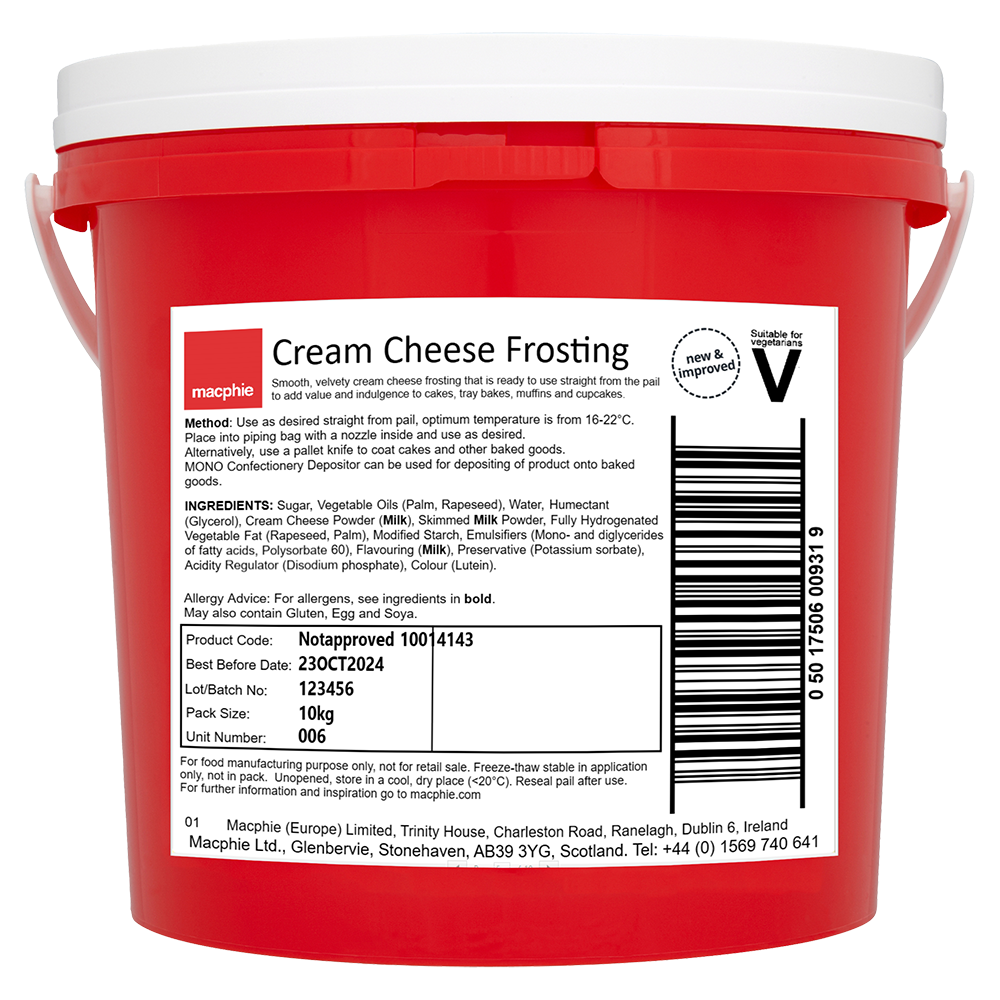 Macphie | Cream Cheese Frosting | 10kg – BFP