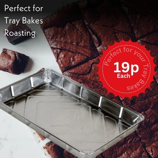 Aluminium Foil Baking Tray 323x201x33mm | 250 pack – BFP