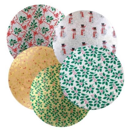 10'' (254mm) Christmas Double Solid Round Cake Card – BFP
