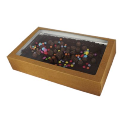 Kraft Box | Acetate Window 322x200x60mm | 75 Pack – BFP