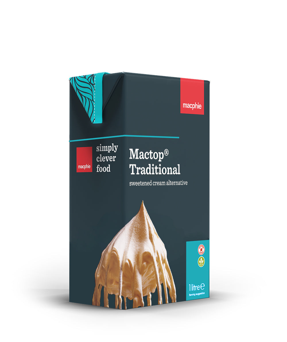 Macphie Mactop Traditional Sweet Whipping Cream Alternative 12 x 1L – BFP