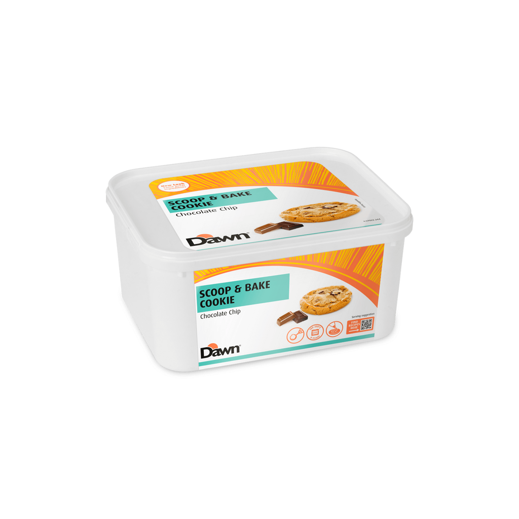 Dawn Foods | Scoop & Bake | Frozen Chocolate Chip Cookie Dough | 4 x 2 ...